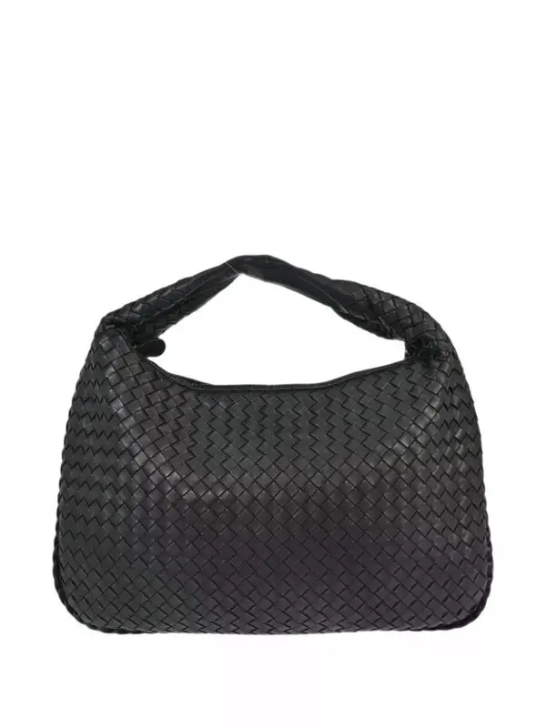 Bottega Veneta Intrecciato Shoulder Bag - Black