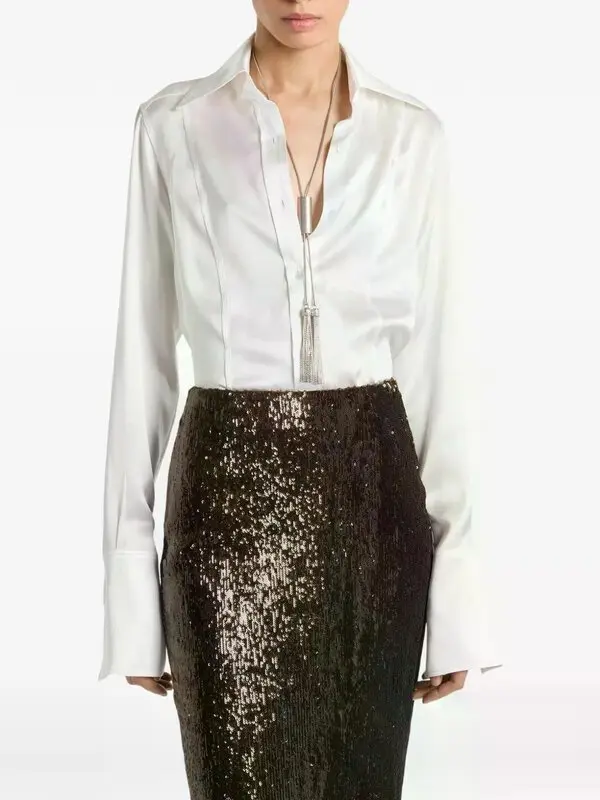 Balmain Silk Satin Shirt