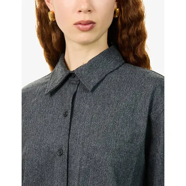 Rag & Bone Connie Tailored Wool-cashmere Blend Shirt