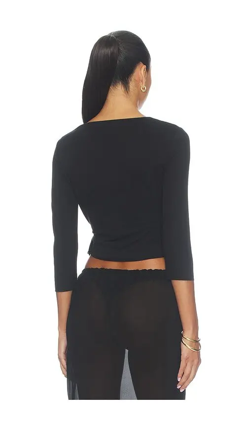 With Jéan Nelly Top - Black
