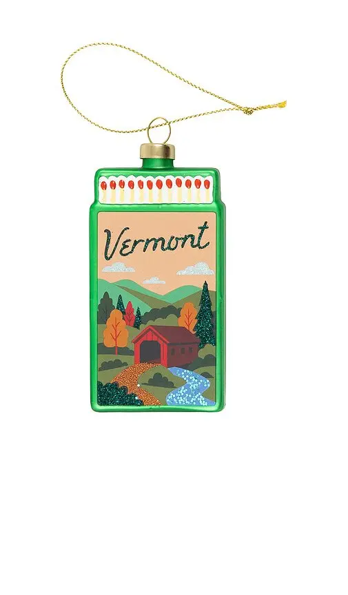 FURBISH Vermont Matchbook Ornament
