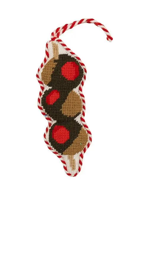 FURBISH Olives Needlepoint Ornament - Multi