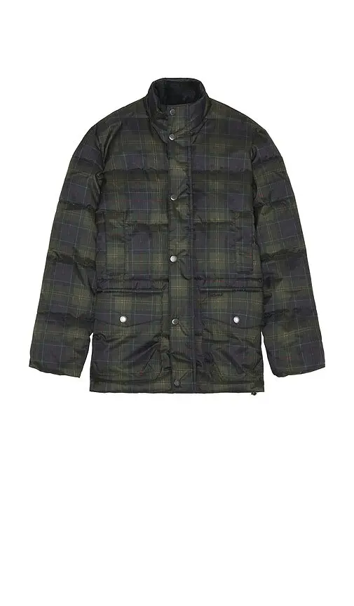 Barbour Lonnen Tartan Puffer Jacket