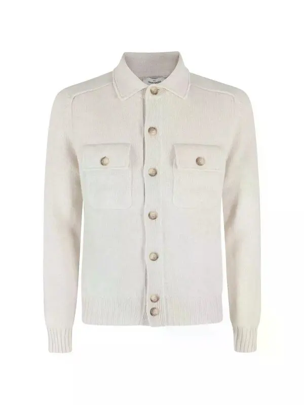 GRAN SASSO Button-up Chest-pocket Cardigan