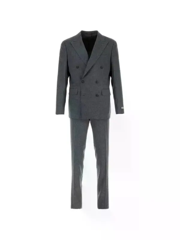Canali Double-breasted Wool Suit