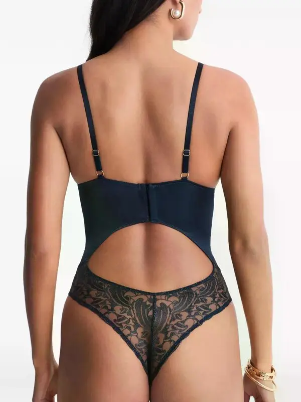 AUBADE Satin Memories Lace-trim Bodysuit