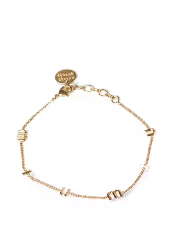 Miu Miu Metal Bracelet - Gold