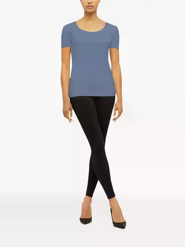 Wolford Scoop-neck Short-sleeve T-shirt - Blue