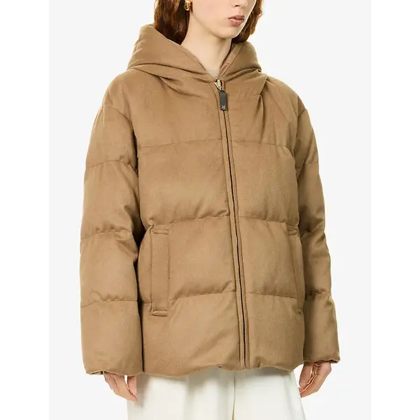 Max Mara Oversized Reversible Wool Puffer Jacket