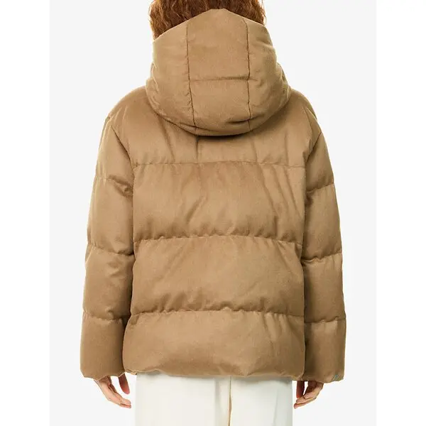 Max Mara Oversized Reversible Wool Puffer Jacket