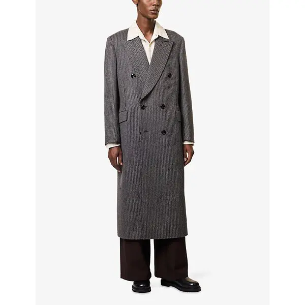 Our Legacy Extended Whale Double-breasted Wool Coat