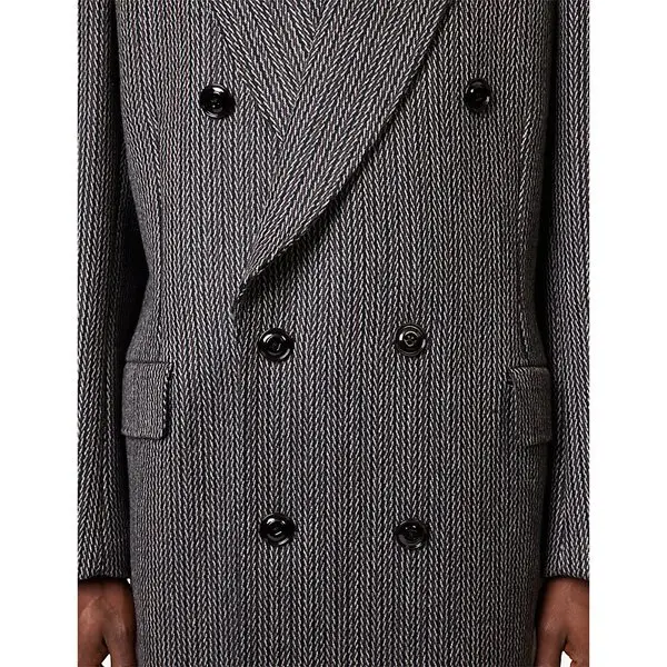Our Legacy Extended Whale Double-breasted Wool Coat