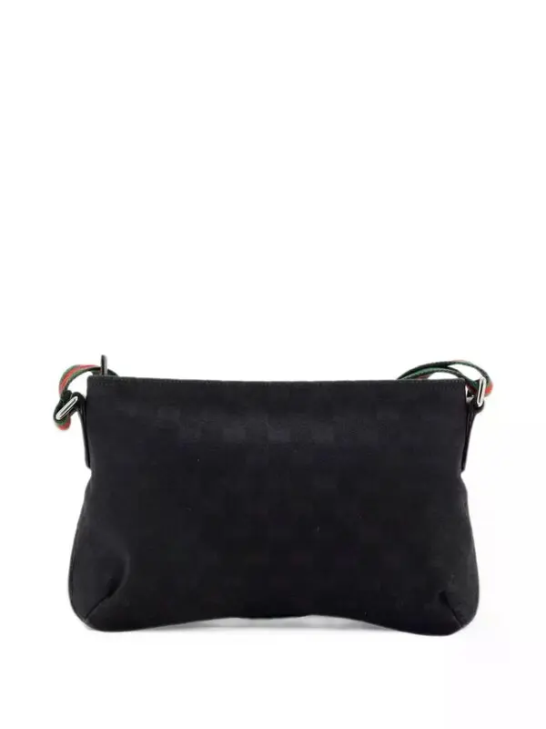 Gucci Web Strap Messenger Bag Gg Canvas Small Crossbody Bag
