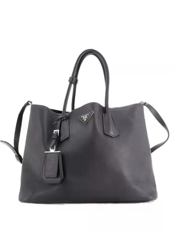 Prada Cuir Double Leather Large Tote Bag