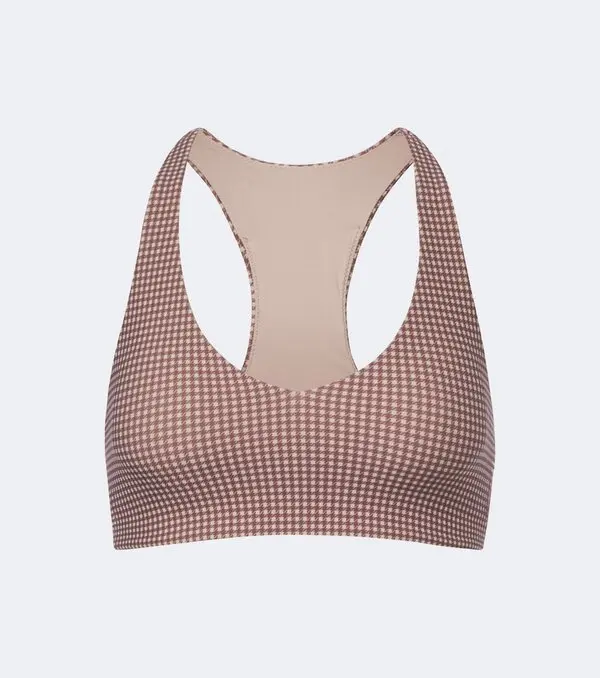 The Upside Palacio Getta Houndstooth Sports Bra