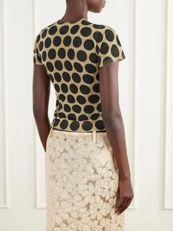 Marni Polka-dot Knitted T-shirt