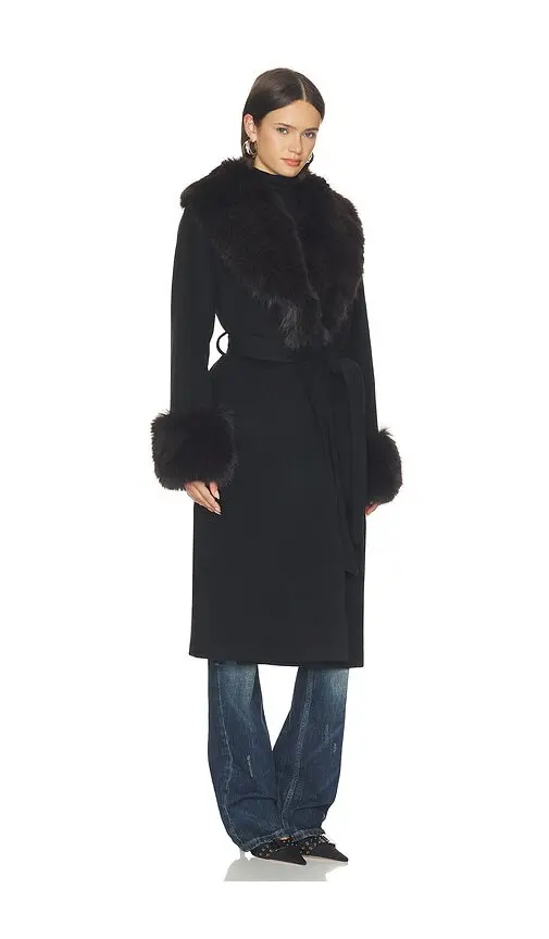 Simkhai Kinsley Belted Long Coat