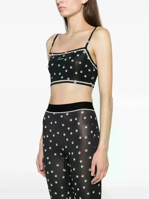 MARINE SERRE Polka-dot Moon Bra
