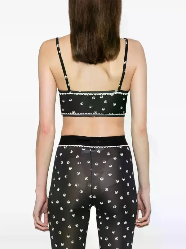 MARINE SERRE Polka-dot Moon Bra