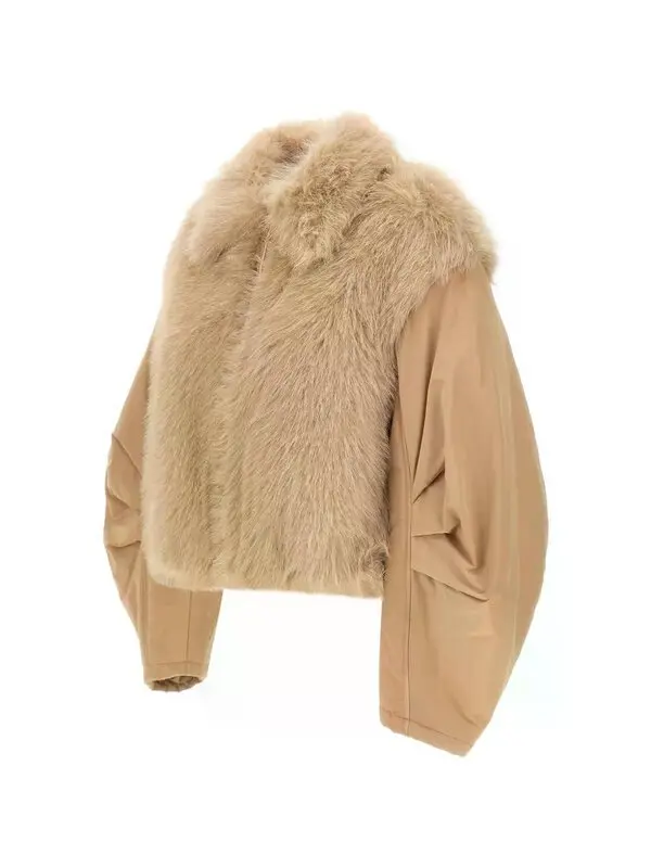 KAOS Faux-fur Panelled Jacket