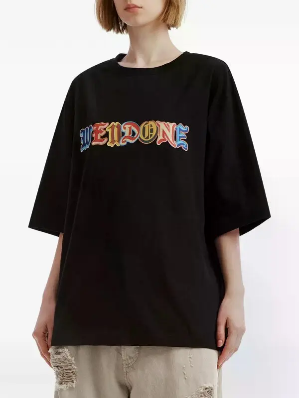 We11Done Welldone Logo-print T-shirt