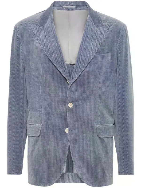 Brunello Cucinelli Peak-lapel Corduroy Blazer