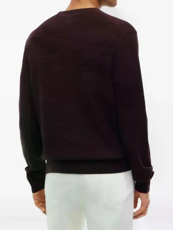 Tommy Hilfiger Logo-patch Waffle-knit Sweater