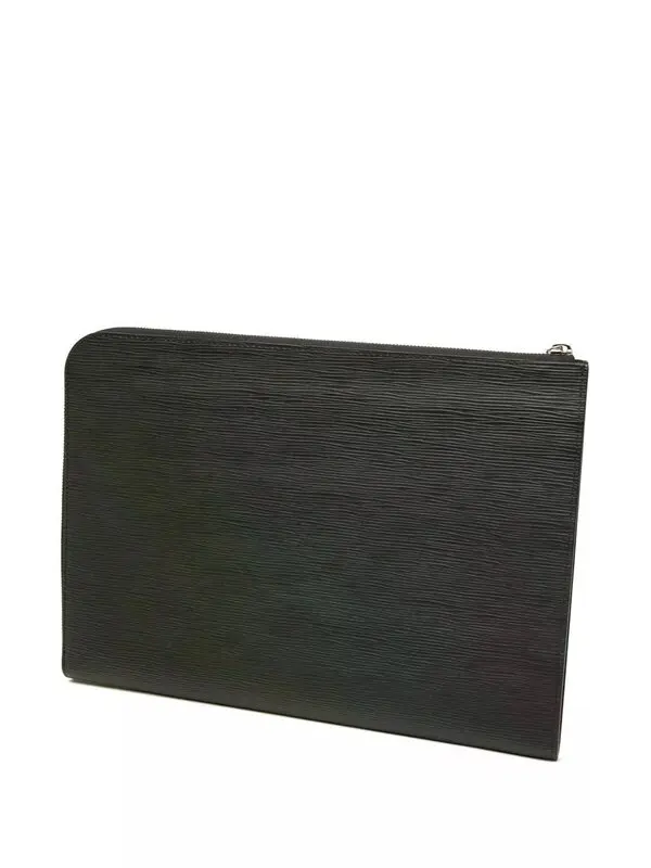 LOUIS VUITTON 2019 Epi Initials Circle Pochette Jour Gm Clutch Bag
