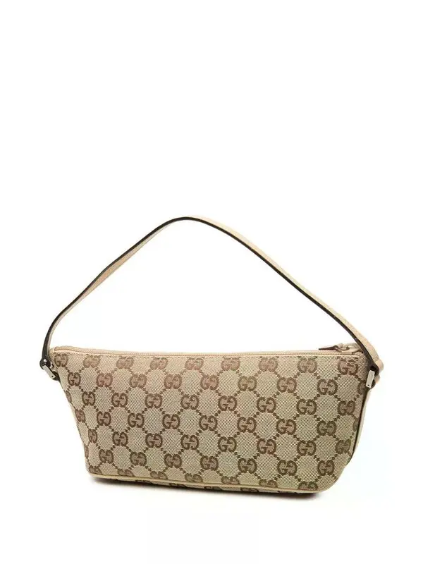 Gucci 2000-2015 Gg Canvas Boat Shoulder Bag - Neutrals