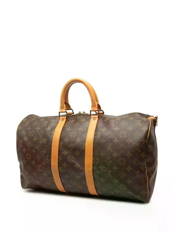 LOUIS VUITTON 1994 Monogram Keepall Bandouliere 45 Travel Bag