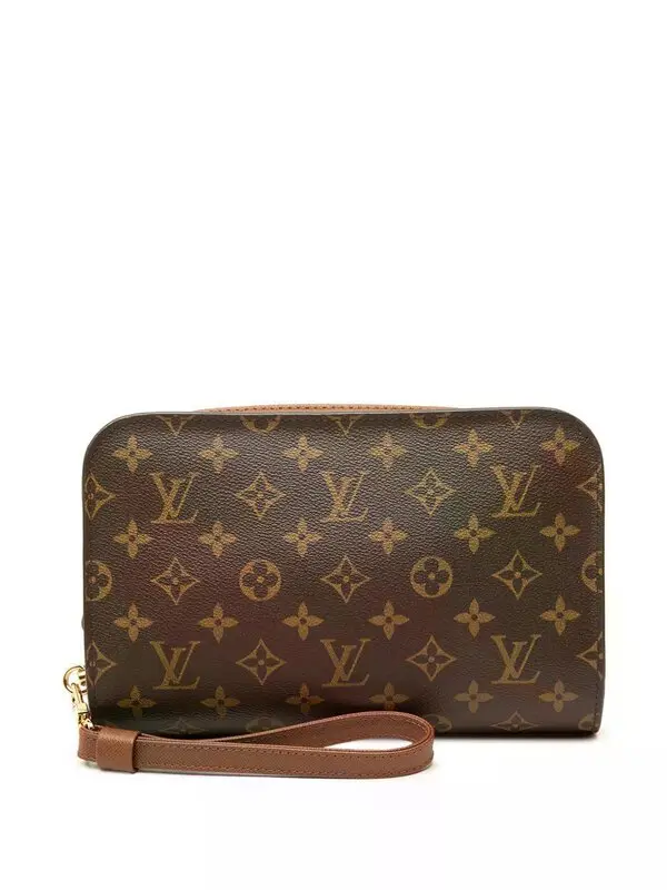 LOUIS VUITTON 2003 Monogram Orsay Clutch Bag