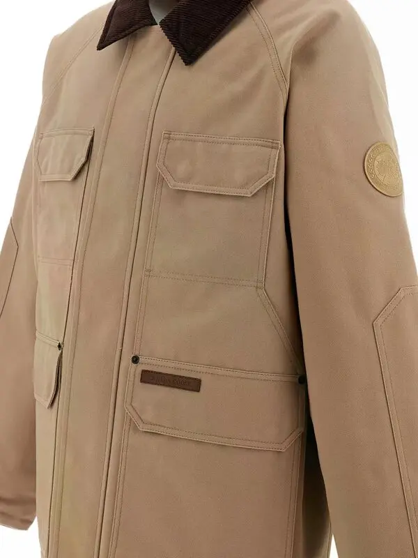 Canada Goose Corduroy-collar Patch-pocket Jacket