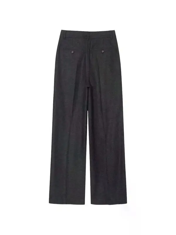 DUNST Pinstriped Pleated Trousers
