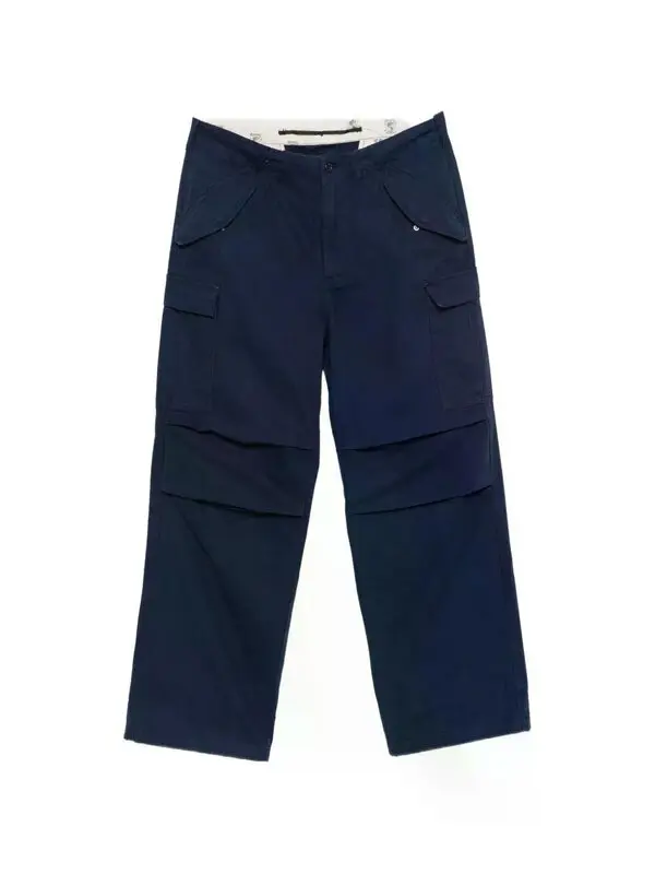 UNIVERSAL OVERALL Cargo-pockets Wide-leg Trousers