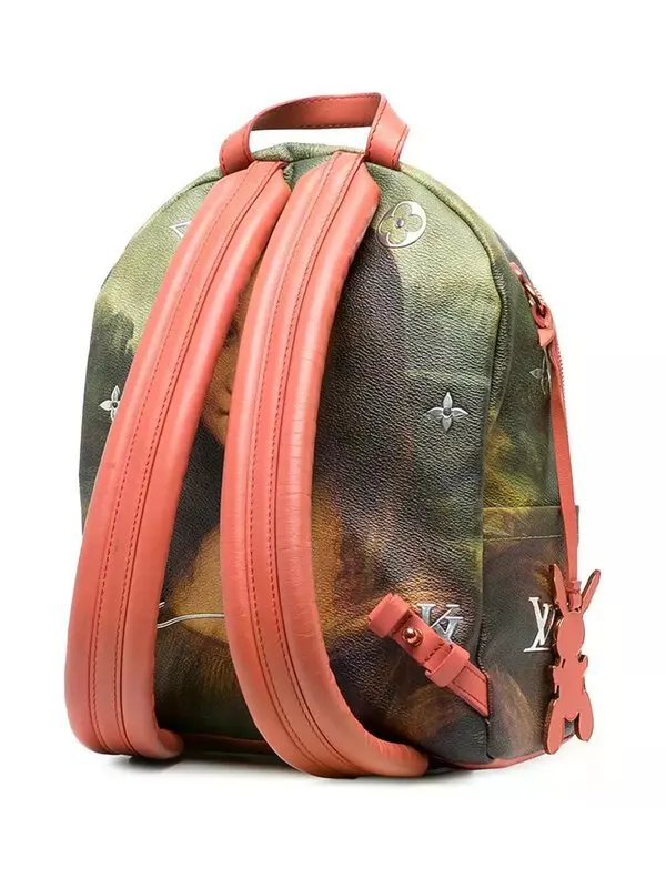 LOUIS VUITTON 2017 Jeff Koons Masters Collection Da Vinci Palm Springs Backpack