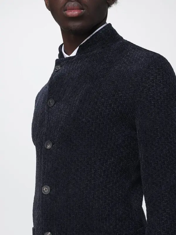 Emporio Armani Short Single-breasted Polyester Blazer With Slim Fit