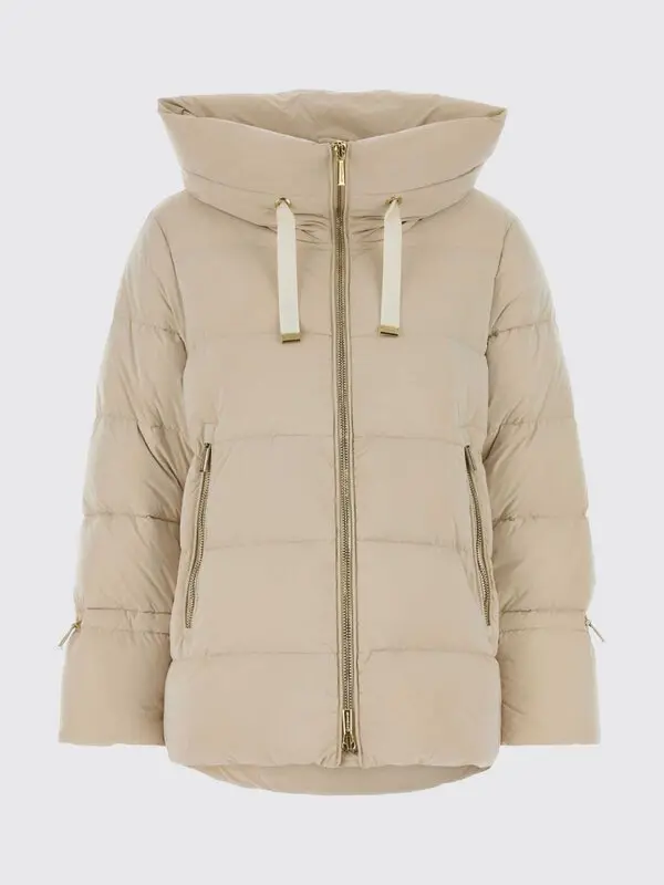MOORER Gadia-stp Water-repellent Knee-length Puffer Coat With Hood