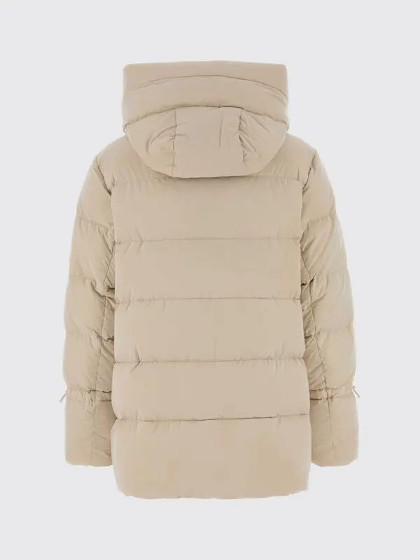 MOORER Gadia-stp Water-repellent Knee-length Puffer Coat With Hood