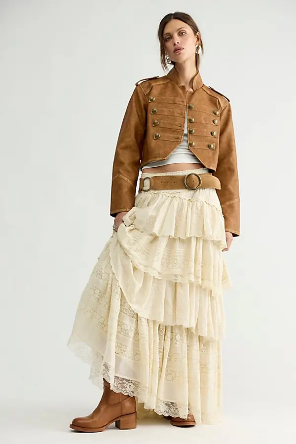 Free People Regency Riot Maxi Skirt At