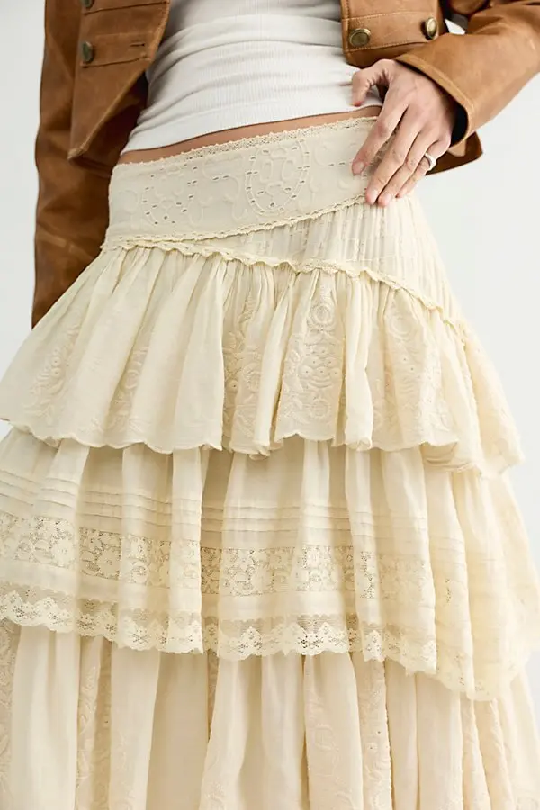 Free People Regency Riot Maxi Skirt At