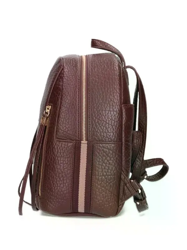 Liu Jo Grained-effect Logo-plaque Backpack - Red