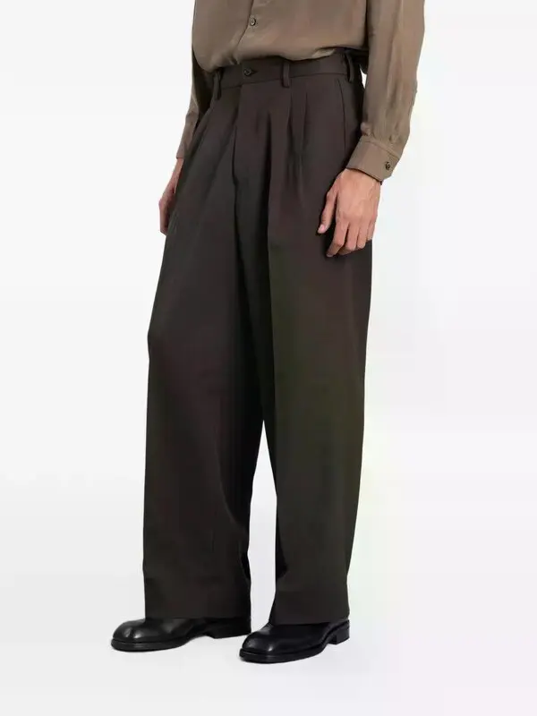 SSSTEIN Pleated Wide-leg Trousers
