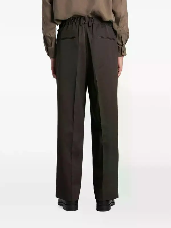 SSSTEIN Pleated Wide-leg Trousers