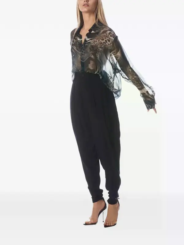 TESSITURA Low-crotch Tapered Trousers