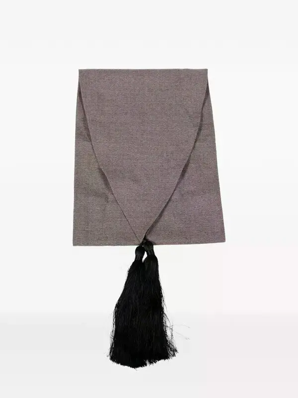 THE EROSE Tassel-detail Wool Scarf