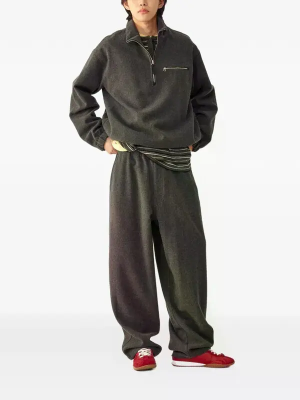 STUDIO TOMBOY Drawstring-hem Straight-leg Trousers