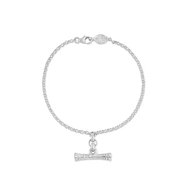 DOWER & HALL Nomad T-bar™ Chain Bracelet - Silver