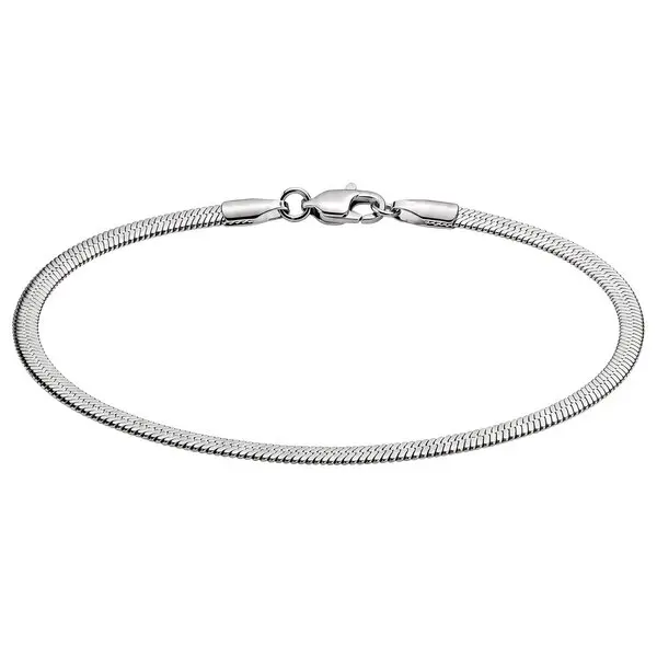 OUTRAGE LONDON Herringbone Bracelet - Silver