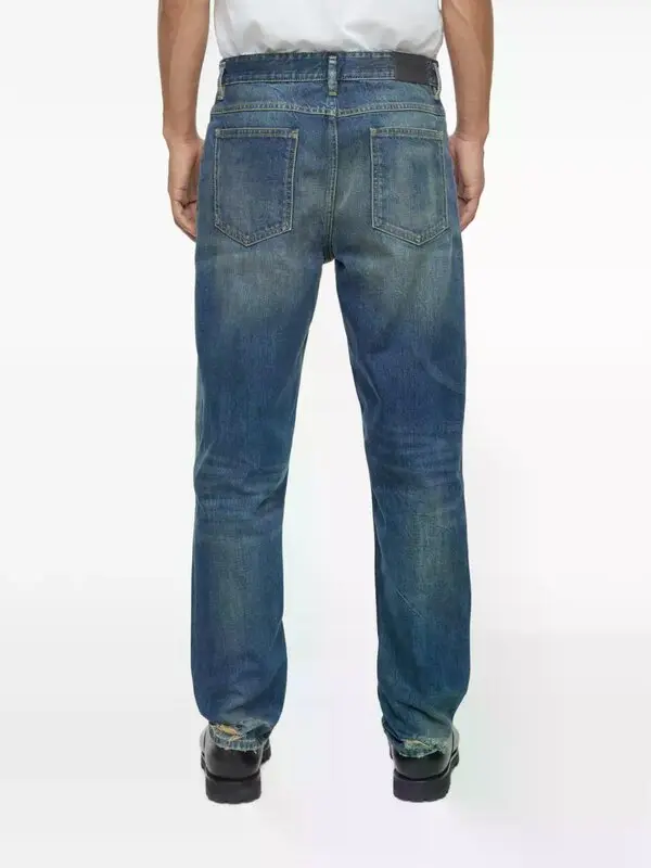 Closed Distressed Straight-leg Jeans