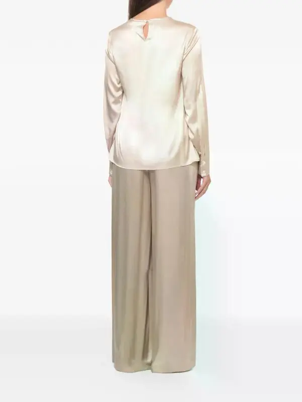 Peserico Bead-trim Silk-blend Shirt